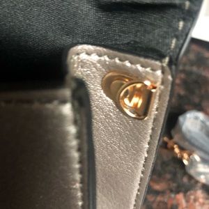 summer & rose | Bags | New Metallic Silver Clutchcrossbody Purse | Poshmark